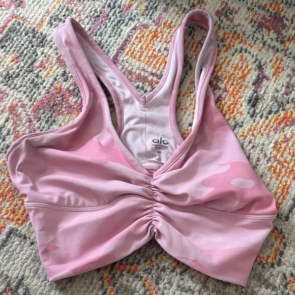 ALO Yoga | Intimates & Sleepwear | Alo Yoga Blush Pink Sports Bra ...